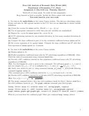Ass W Pdf Econ Analysis Of Economic Data Winter Department Of Economics U C Davis