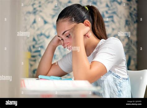 Teenager Home Bored Thinking Homework Teen Teenage Teenagers Teens Homes Boreds Think