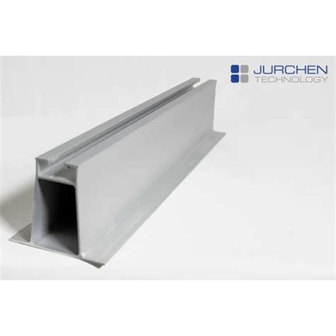 Aluminium Short Rail Metal Roof Solar Module Mounting Structure Aluminium Material Silver