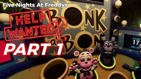 FNAF VR HELP WANTED PART YouTube