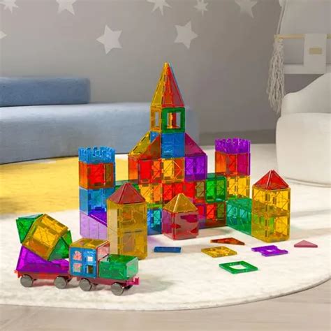 Bloques Para Armar Magneticos De Construccion Iman Imanes 28 Mercadolibre