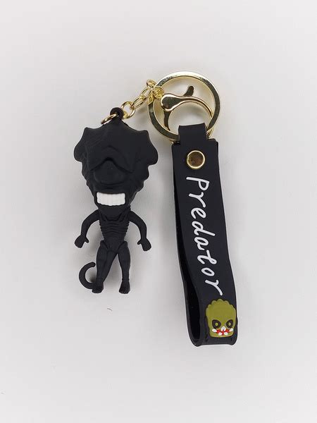 Брелок Keychain силиконовая фигурка Чужой против Хищника Alien Vs