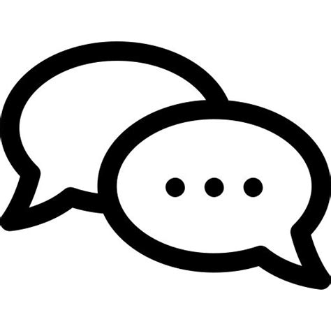 아티스트가 디자인한 말풍선 채팅 종의 무료 아이콘 Free Icons Character Icon