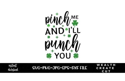 Pinch Me And Ill Punch You Graphic By Wealth Create Cut · Creative Fabrica