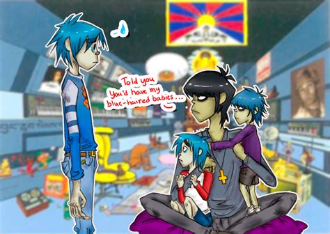 2d X Murdoc See More Ideas About Gorillaz 2d And Murdoc Gorillaz Art