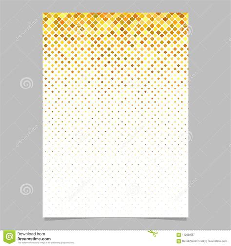 Diagonal Square Pattern Brochure Design Mosaic Page Background Stock Vector Illustration Of