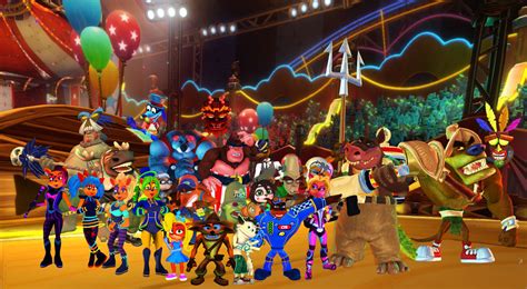 Crash Bandicoot Circus Time By Bandidude On Deviantart
