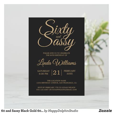 60th Birthday Party Invitations Birthday Party Celebration Birthday