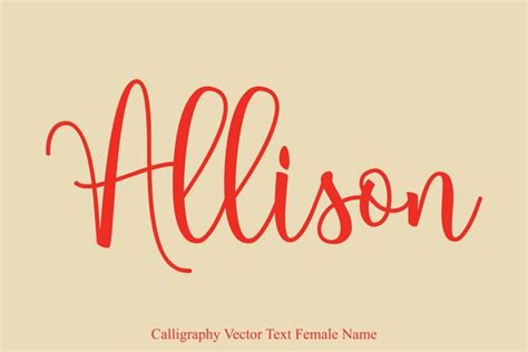 Allison Más De 38 Vectores De Stock Y Arte Vectorial Con Licencia