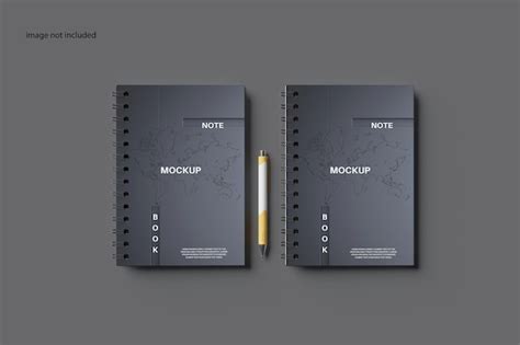 Mockup Del Cuaderno Archivo Psd Premium