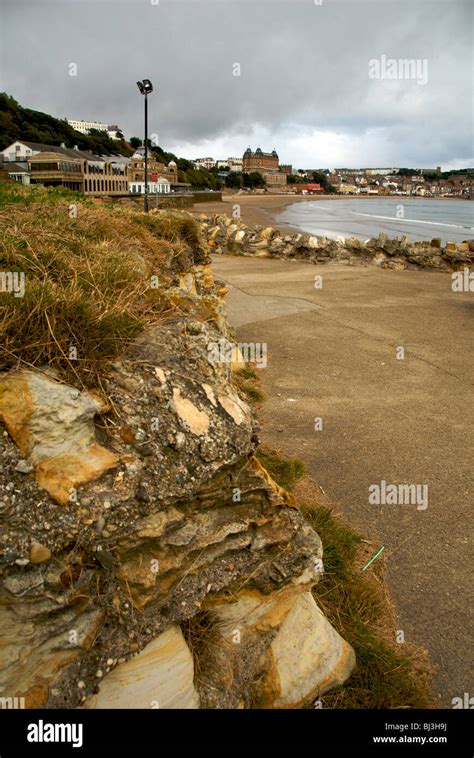 Scarborough North Yorkshire UK Seafront Holiday Resort Spa Stock Photo