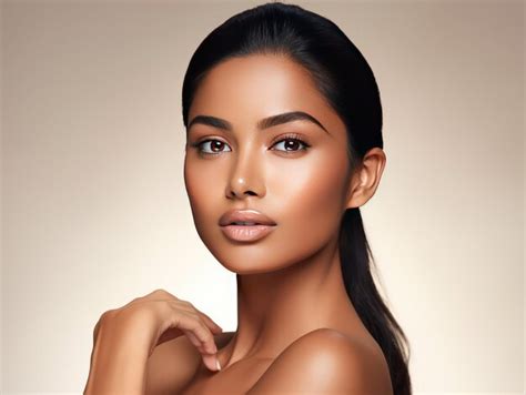 Premium Ai Image The Beauty Endorsement Radiant Indian Beauty