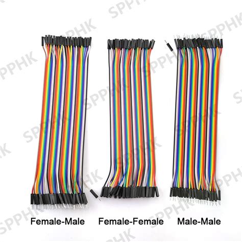 Eclectic Connector Cable 30cm 40pin Wire Dupont Jumper Wire Female Male