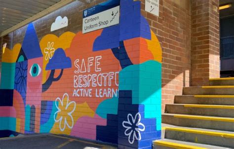 School Mural Sydney Happy Decay