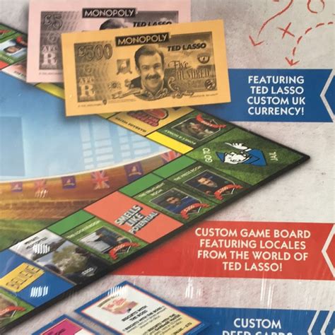 Hasbro Games New Ted Lasso Monopoly Board Game Sealed Ages 8 To