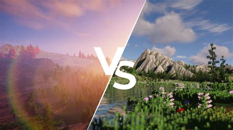 Minecraft Comparisons — Shaders Mods