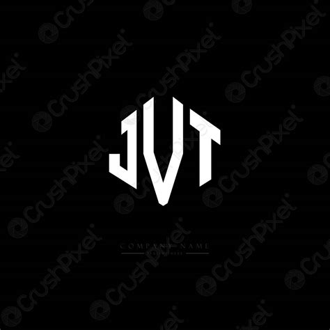 Jvt Letter Logo Design With Polygon Shape Jvt Polygon And Stock Vector 6036126 Crushpixel