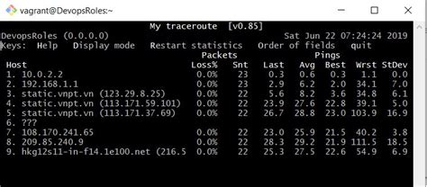 How To Traceroute Use Mtr Command In Linux DevopsRoles Better 2025