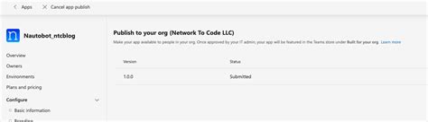 Setting Up Nautobot Chatops With Microsoft Teams Fall 2022 Network To Code