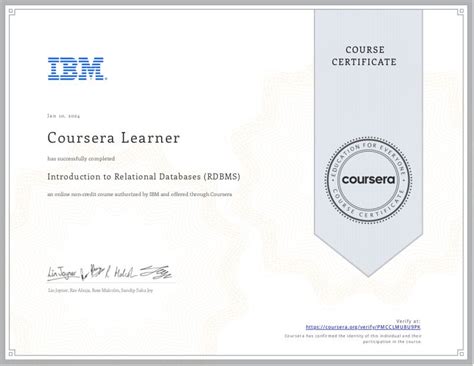 passed introduction to relational databases course by ibm tahmid imam raad posted on the
