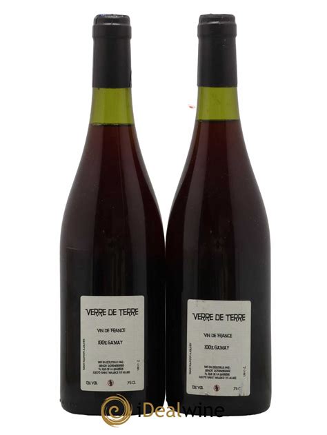 Acheter Vin De France Verre De Terre Loup Des Vignes Benoit Rosenberger