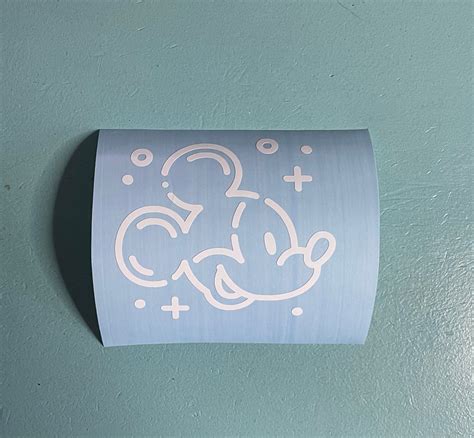 Disney Mickey Head Decal Mickey Decal Disney Decal Car Decal Laptop