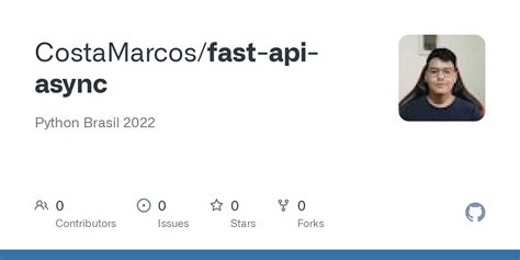 github costamarcos fast api async python brasil 2022