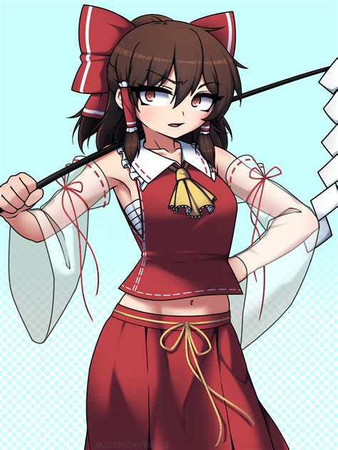 Reimu Fanart R Touhou