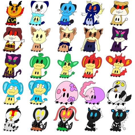 Making Every Pokemon As Mimikyu Part 22 R Mandjtv