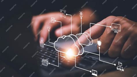 Premium Photo Businessman With Cloud Computing Diagram Show On Hand Cloud Technology Data