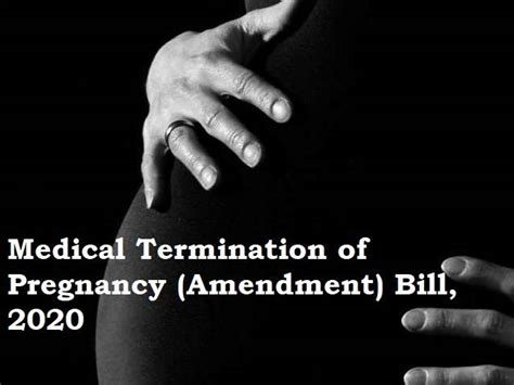Medical Termination Of Pregnancy Amendment Act 2020 Law Column