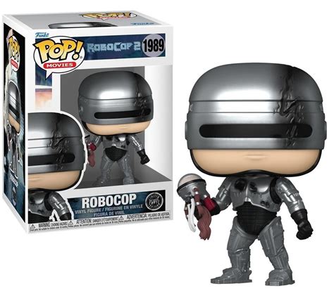Robocop Pop Movies N° 1989 Robocop Metallic With Chase