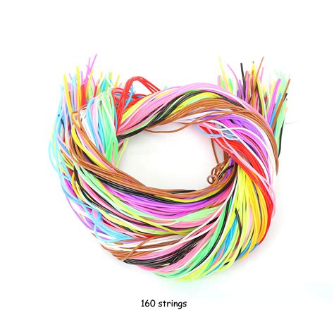 Buy Great Five 160 Scoubidou Strings Plastic Lacing Strings Craft Gimp
