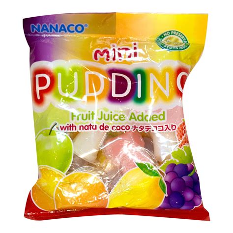Nanaco Mini Pudding Fruit Juice Added With Natu De Coco 375g Np