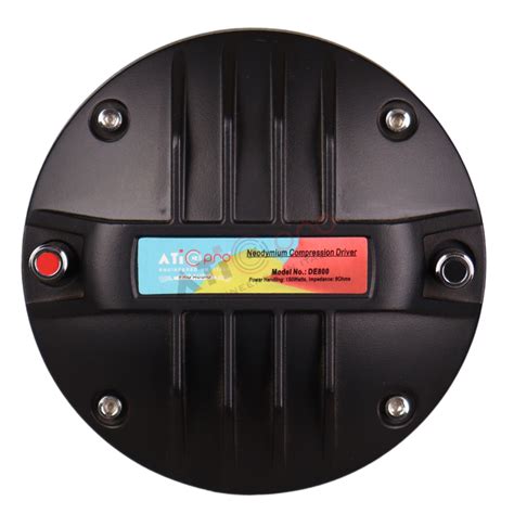 Neodymium Hf Compression Driver Unit 110 Watt Model De800 Compression Drivers