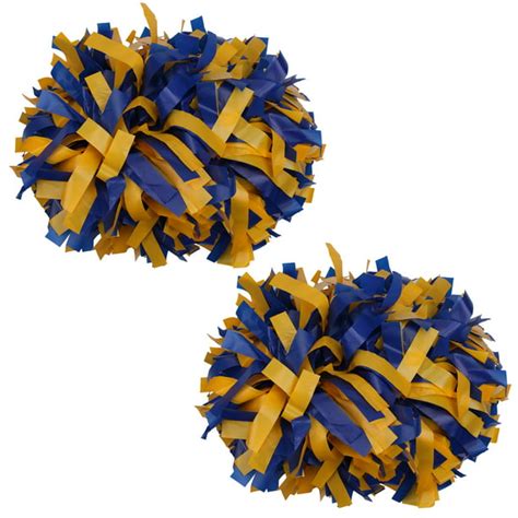 Plastic Cheer Pom Poms Cheerleading Cheerleader Gear 2 Pieces One Pair