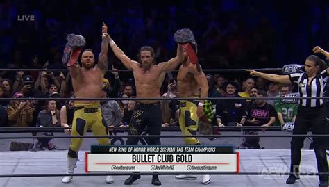 New Roh Six Man Tag Team Champions Crowned On Aew Dynamite 411mania