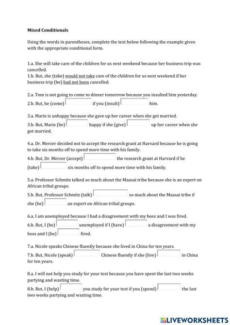 Mixed Condition Free Interactive Worksheets 2326957