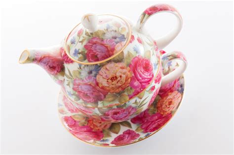 FILIŻANKA DZBANEK RÓŻE KWIATY NA PREZENT Malwa Home Sklep porcelana