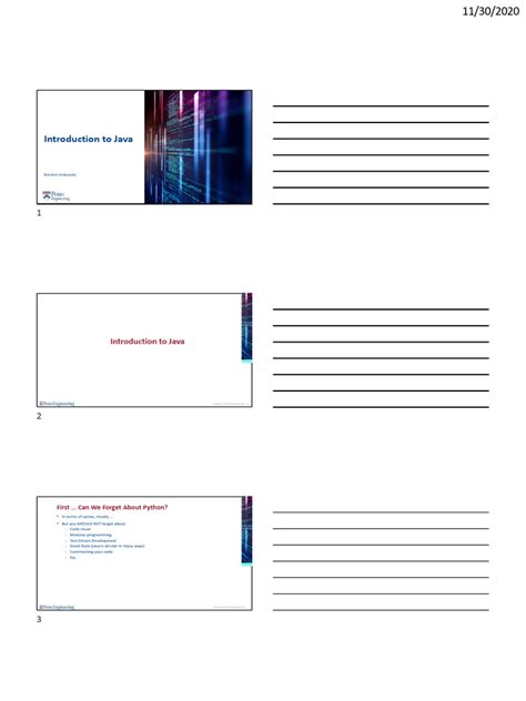 Intro To Java Pdf Java Programming Language Java Software