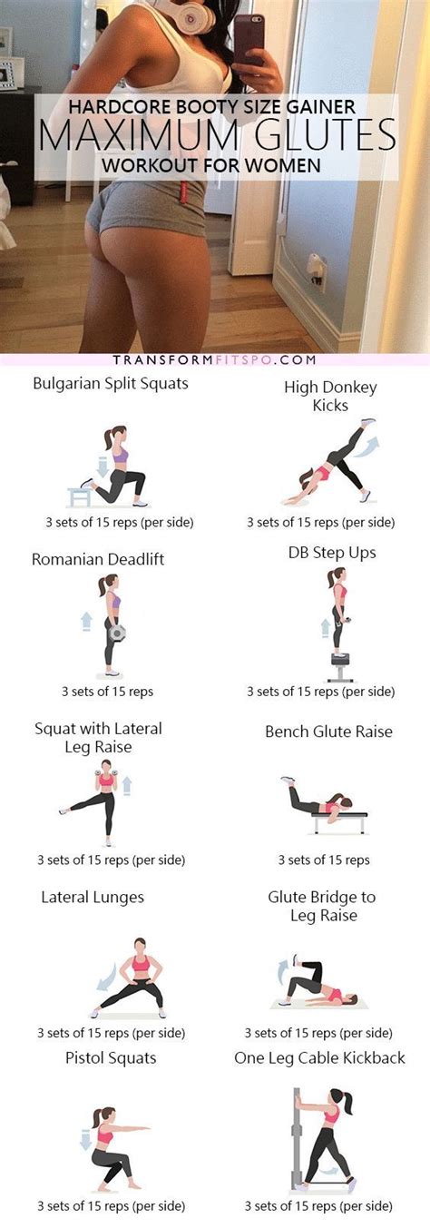 21 Workouts For Women That Will Help You Get The Perfect Booty