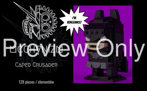 Lego Moc Caped Crusader By Mechynizm Rebrickable Build With Lego