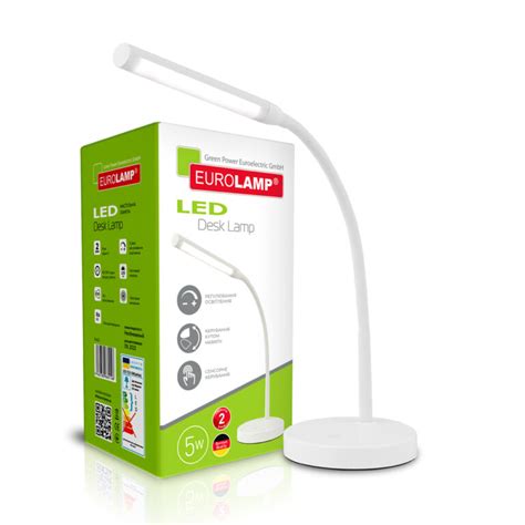 Купити Eurolamp Led Світильник настільний 5w 5000k білий Київ ціна