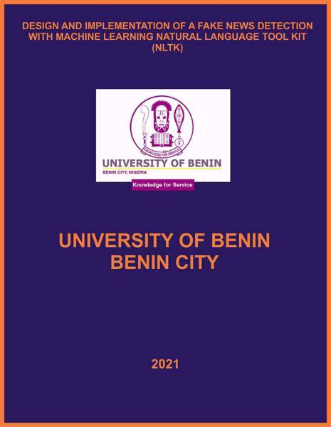 Design And Implementation Of A Fake News Detection With Machine Learning Natural Language Tool