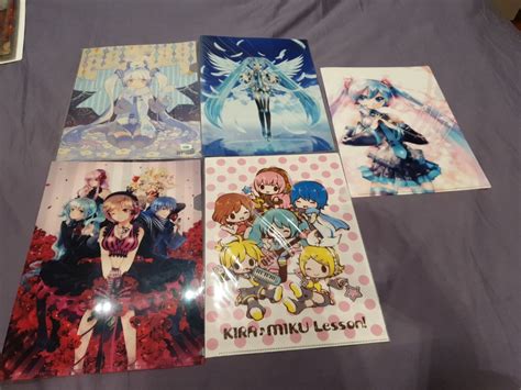 Hatsune Miku Vocaloid Anime A4 Folder File Assorted Hobbies And Toys