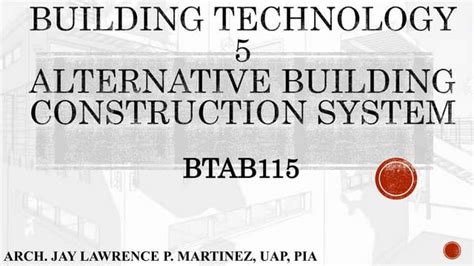 Building Tech 5 06 Pptx