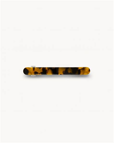 Midi Paris Barrette In Classic Tortoise Machete