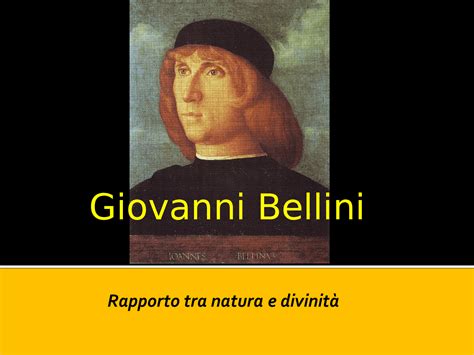 Bellini Un Maestro Del Rinascimento Docsity