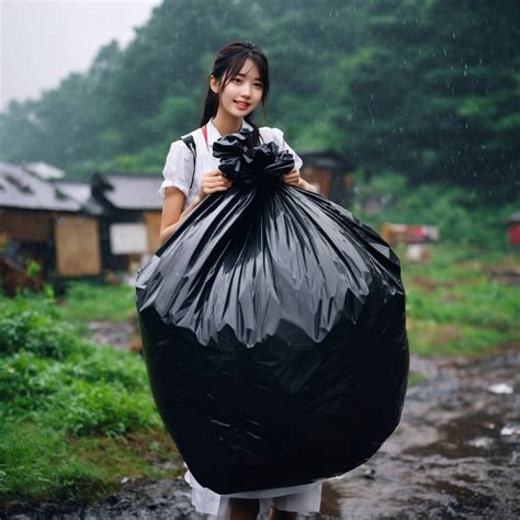 Girl Taking Large Garbage Bag 27 By Gtbag On Deviantart