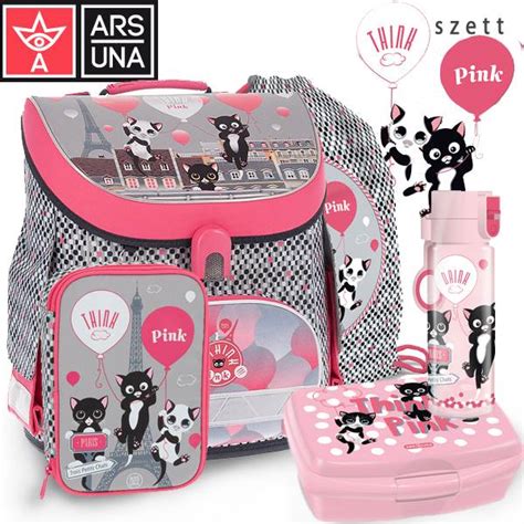 Ars Una Ergonomikus Iskolatáska Szett Think Pink Iskolatáskawebshop